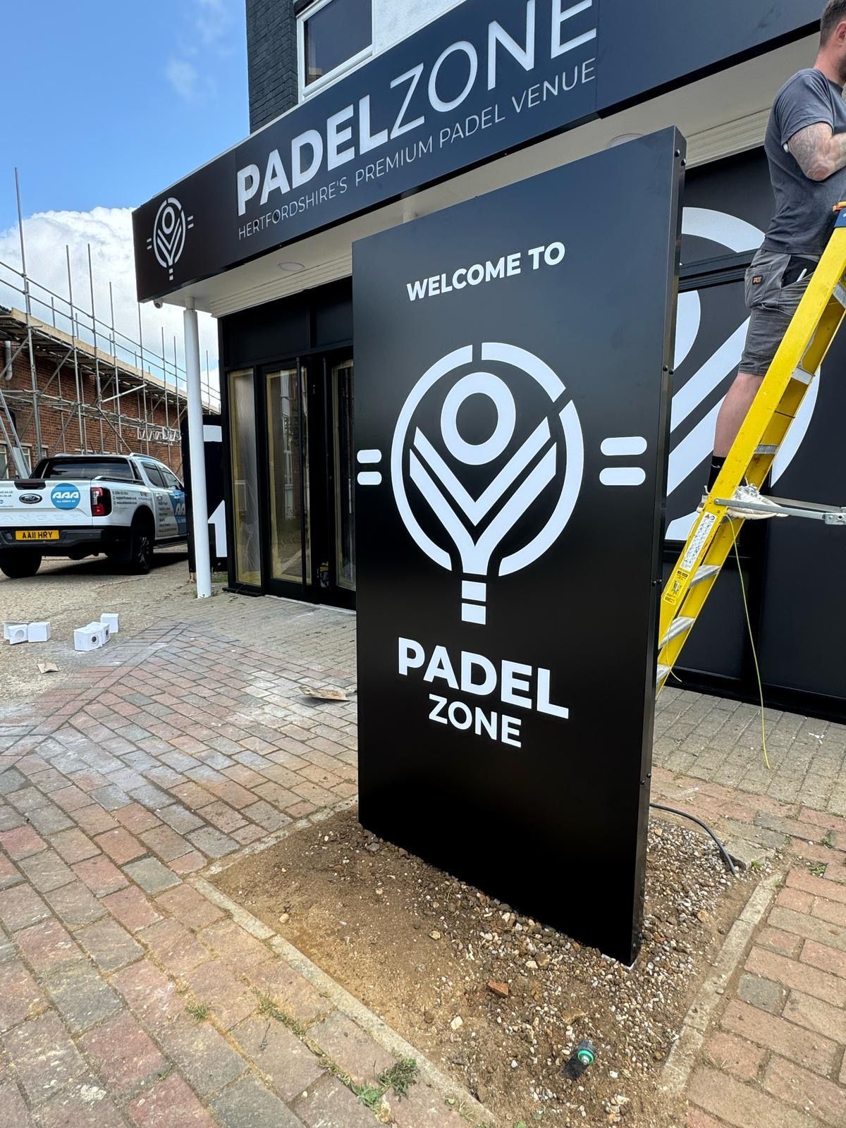 building signage, shop front, lightboxes, panel signs, 2D or 3D