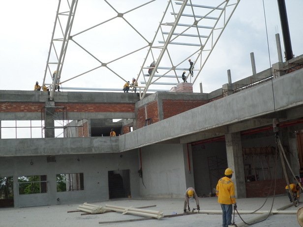 supply and install steel frame for school hall ipoh supply and install ...