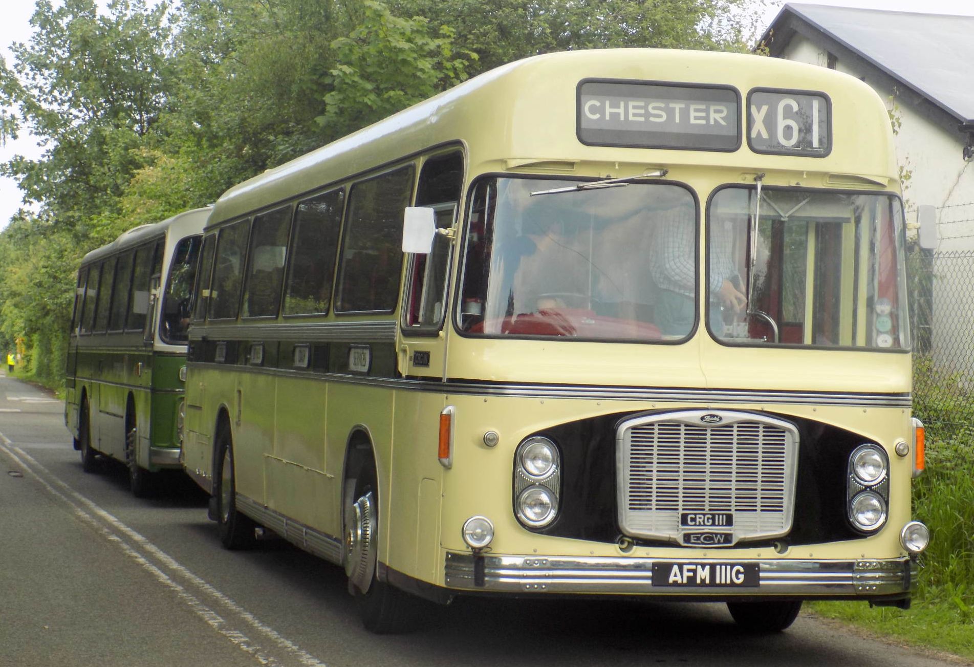 OAX9F a 1968 Bristol RELH Leyland O.600, Eastern Coach Works