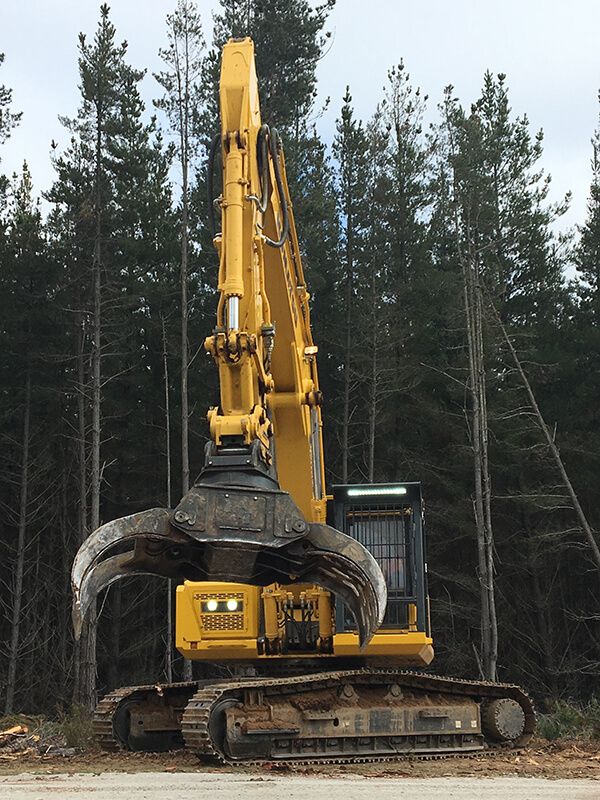 Excavator grabs