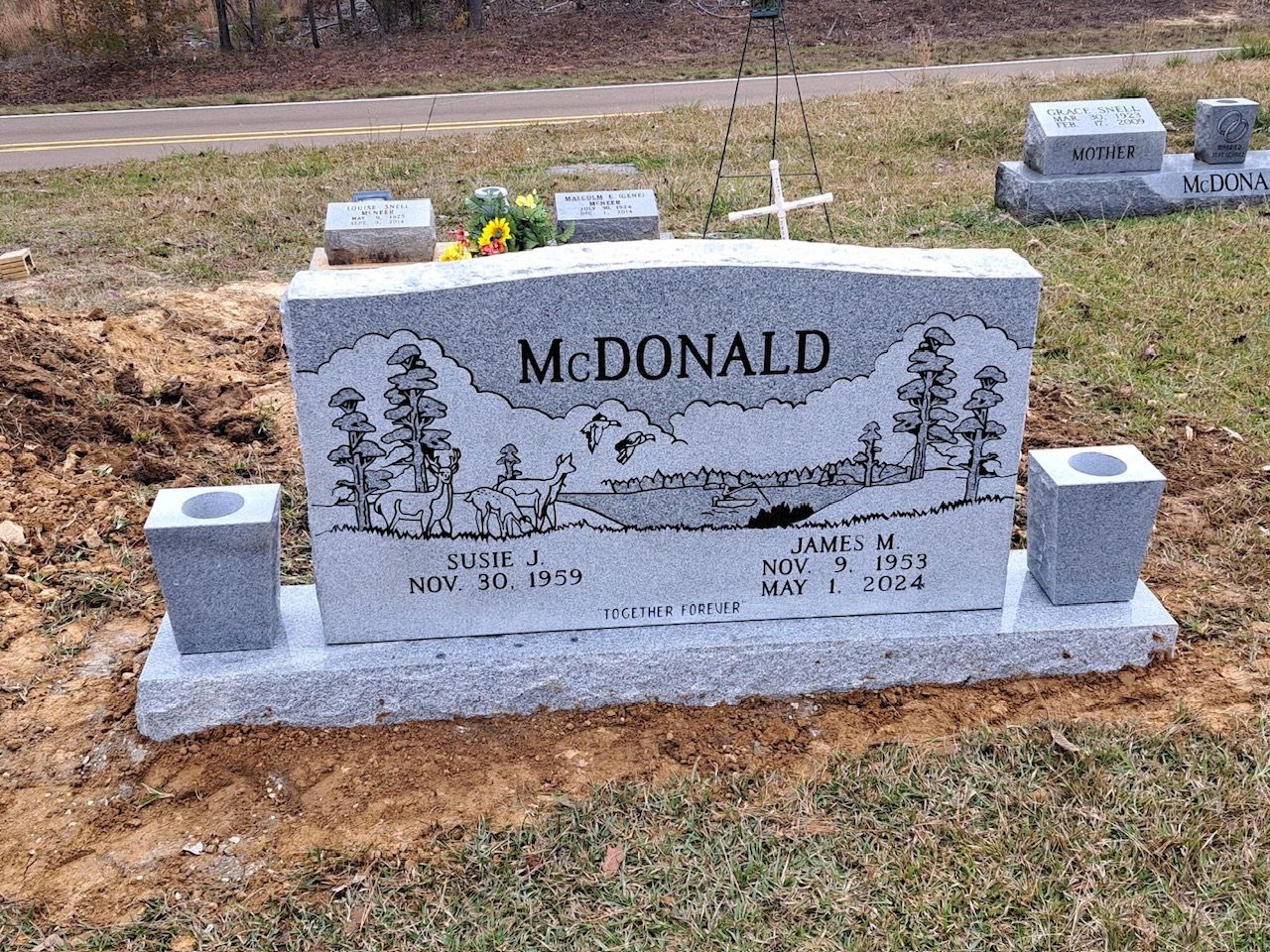 Companion Monuments – Canton, MS – Davidson Marble & Granite