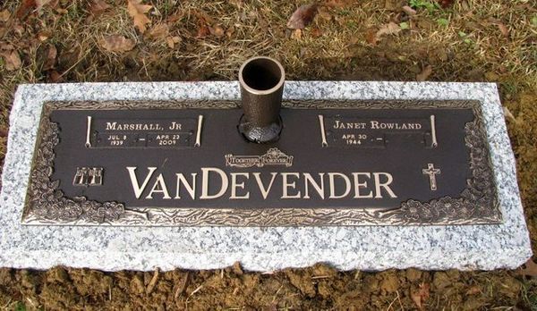 Companion Bronze Marker – Canton, MS – Davidson Marble