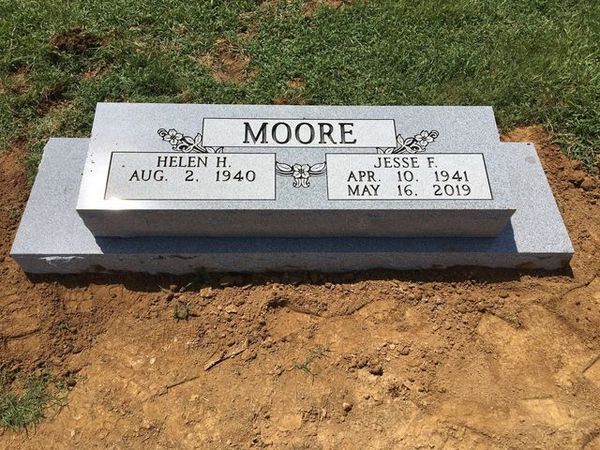 Companion Flat Markers – Canton, MS – Davidson Marble