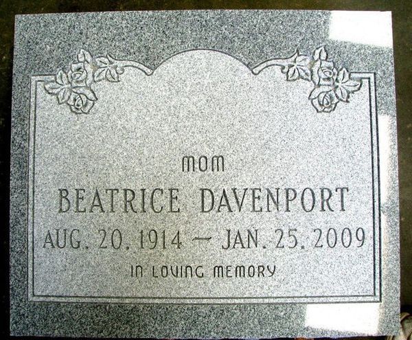 Flat Granite Markers – Canton, MS – Davidson Marble