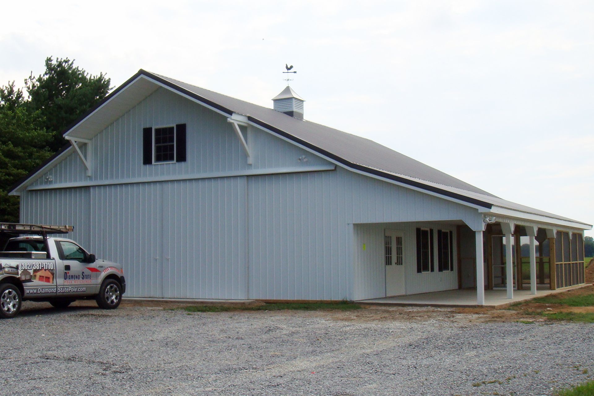 Residential Project Showcase - Diamond State Pole Buildings