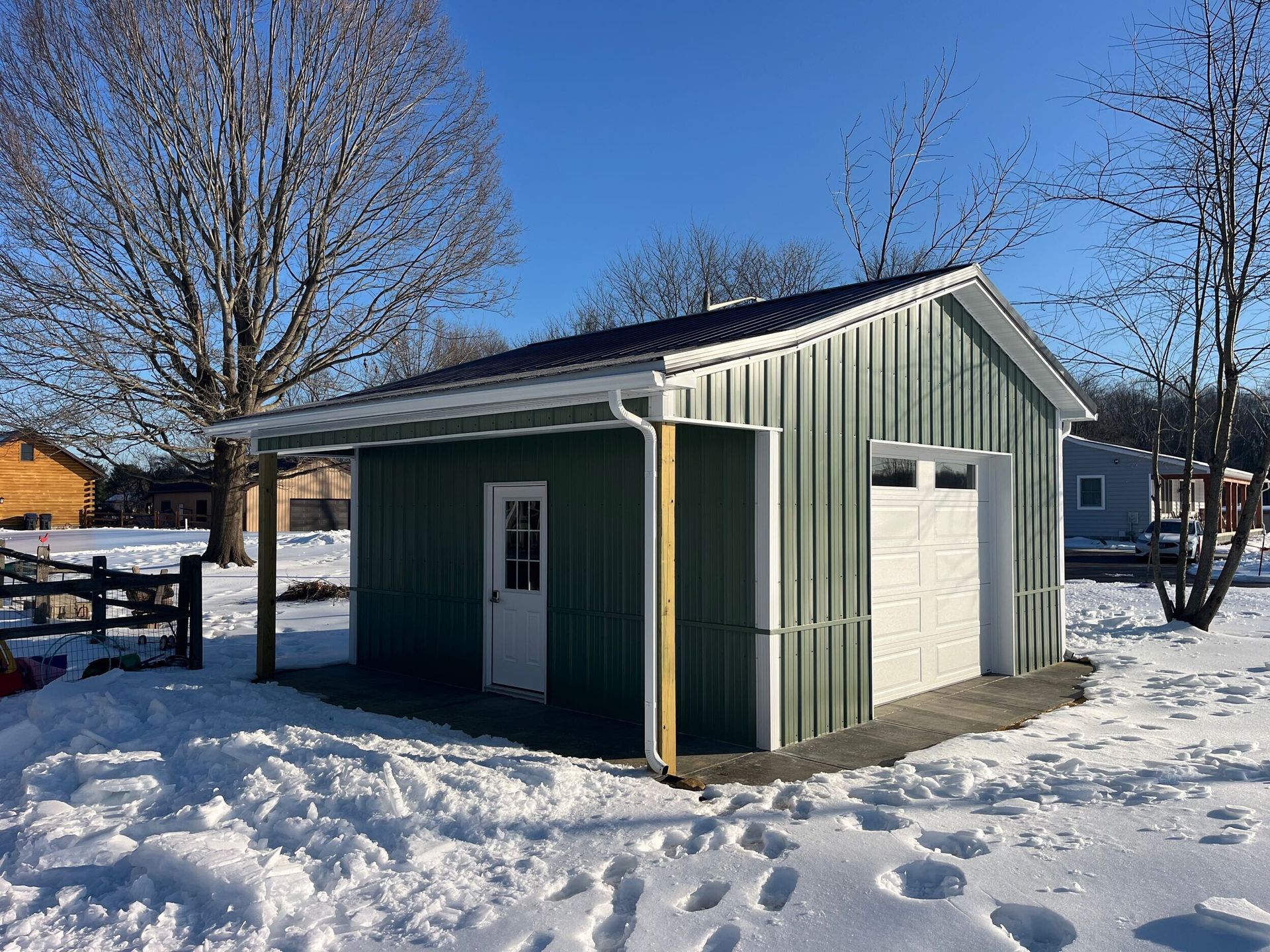 Residential Project Showcase - Diamond State Pole Buildings