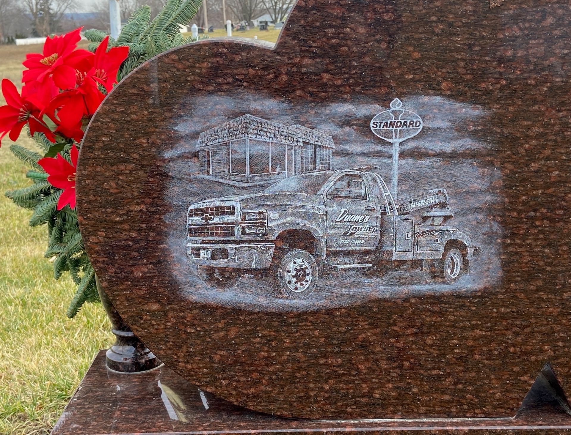 Custom Etching | Ottumwa, IA | Fuller Monument