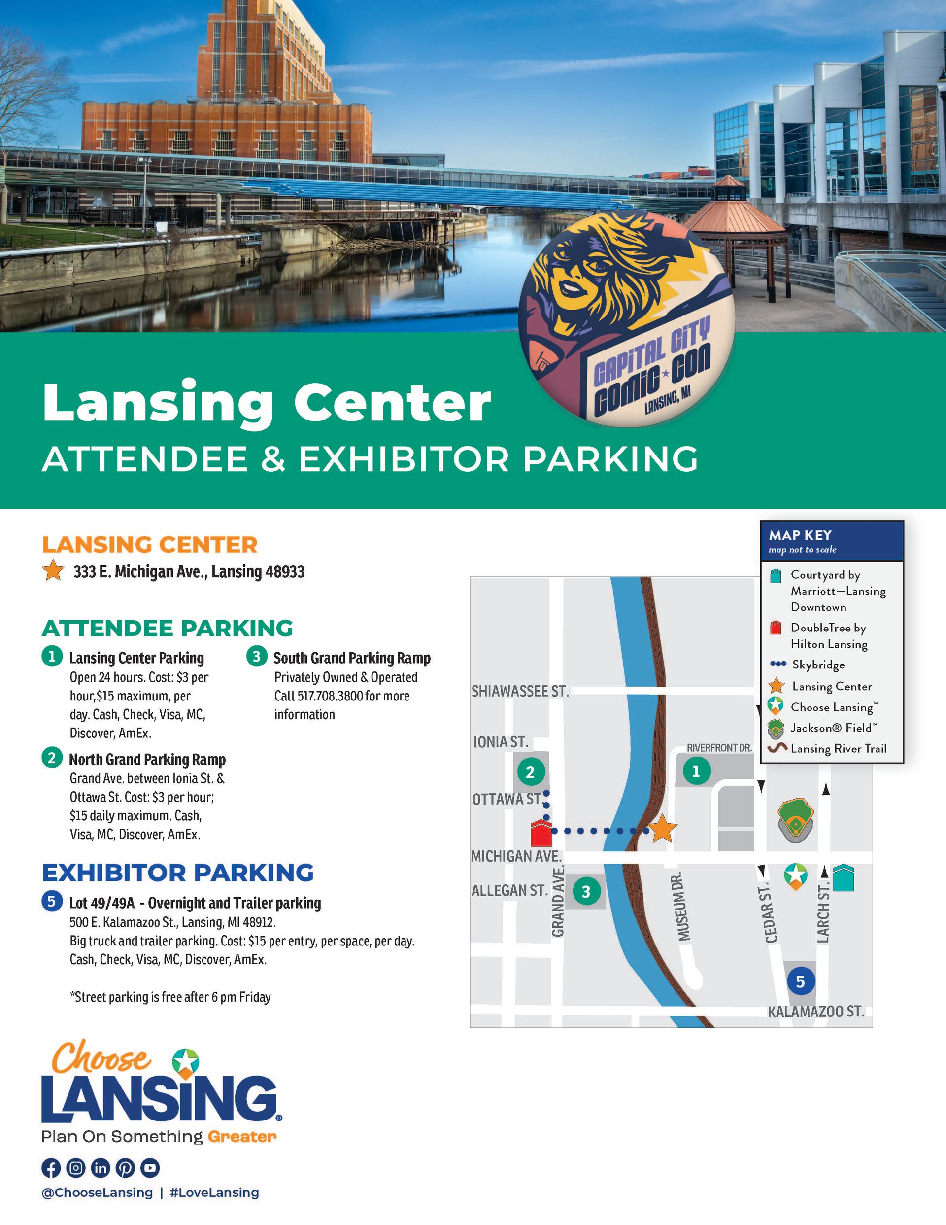 Location and Hours - Capital City Comic Con