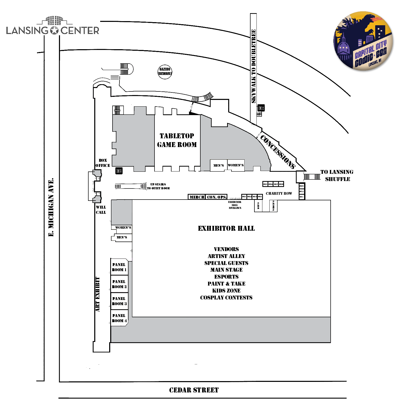 Location and Hours - Capital City Comic Con