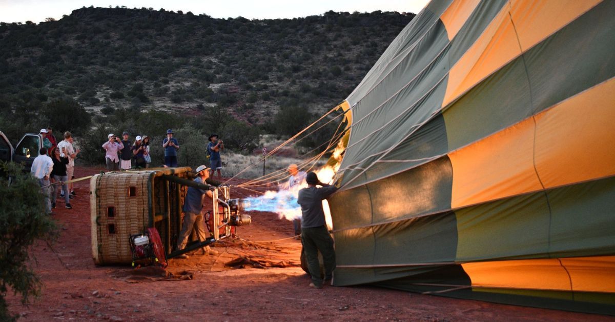 Why You Should Take a Hot Air Balloon Ride Over Sedona
