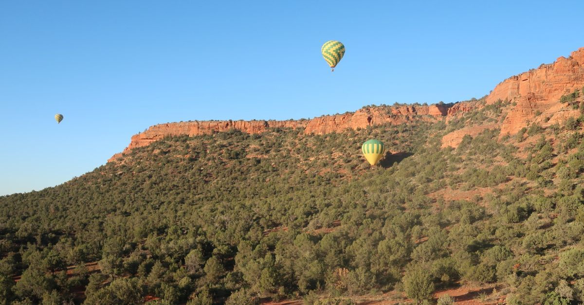 Why You Should Take a Hot Air Balloon Ride Over Sedona