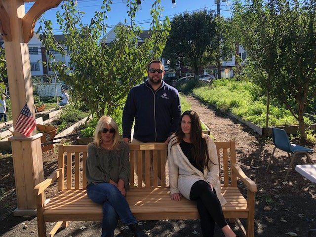 Lacerenza Family Dedicates Farm Bench To Founder in Historic West-Side
