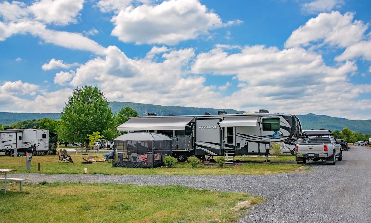 Luray Va Shenandoah Valley RV Camping Full Hook Up Riverfront