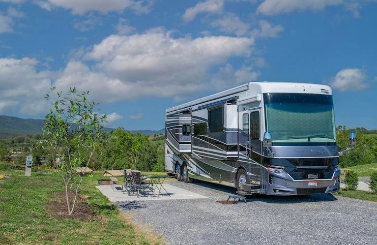 Luray Va Shenandoah Valley RV Camping Full Hook Up Riverfront