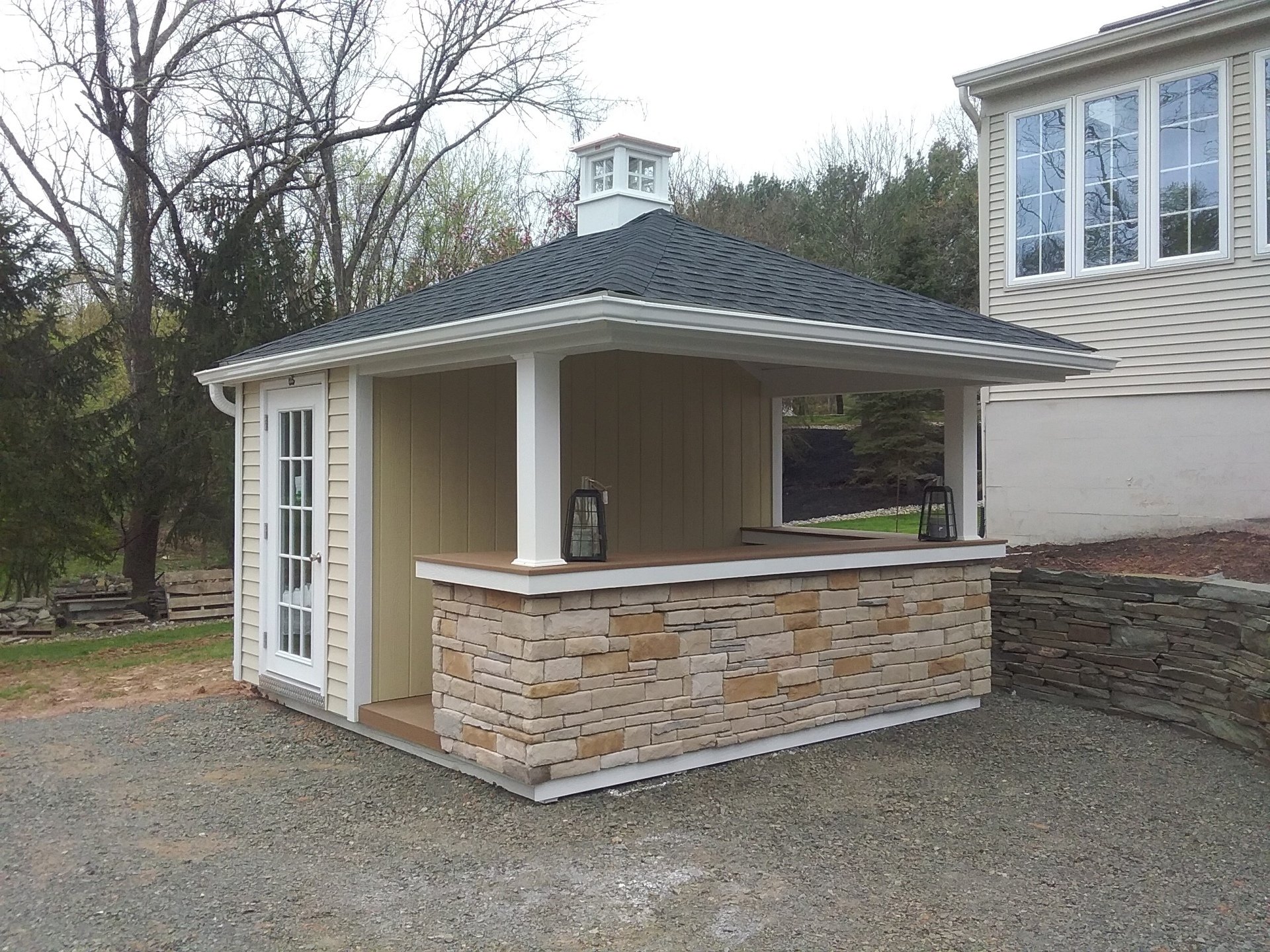 Hip-Roof Cabanas | Ocean View, NJ | Jed's Sheds Inc.