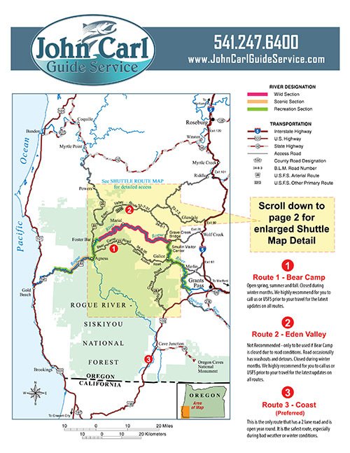 Directions to Agness, Oregon - Map Downloads