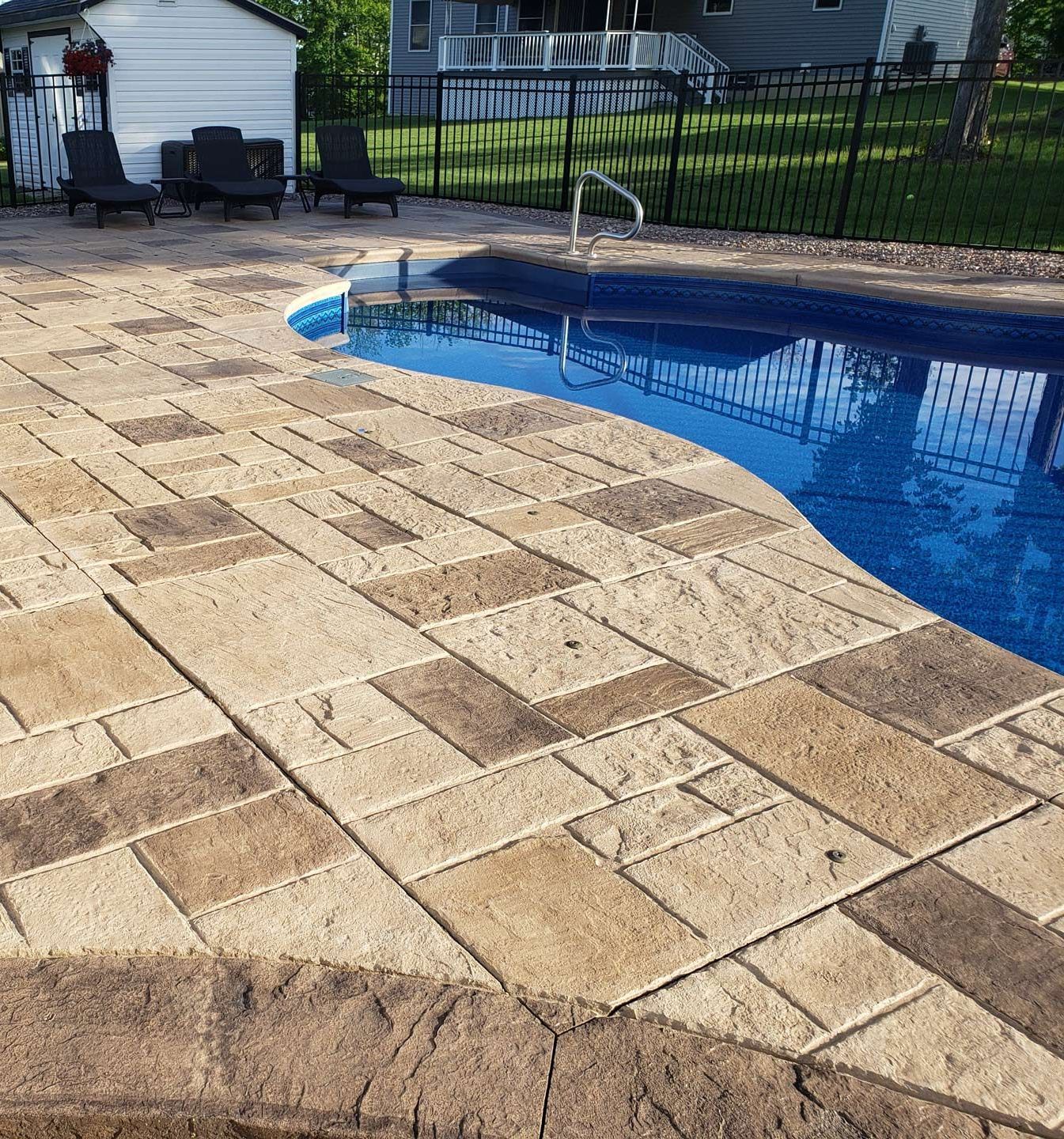 Residential Concrete Pool Decks | Real Help Decorative Concrete