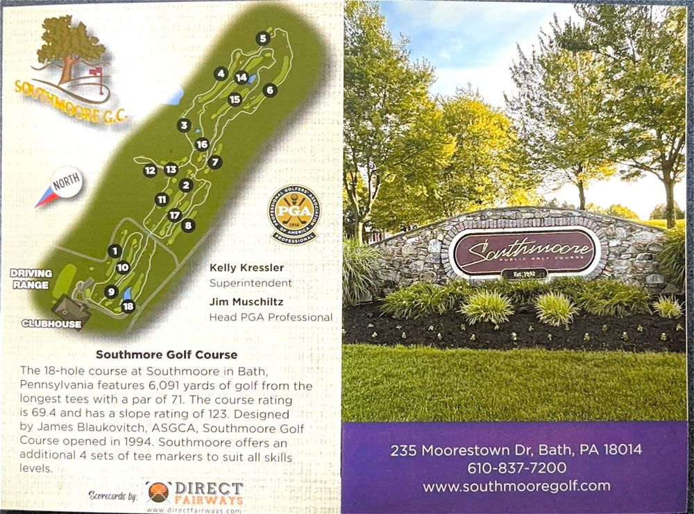 Golf Course | Southmoore Golf Center | Bath, PA