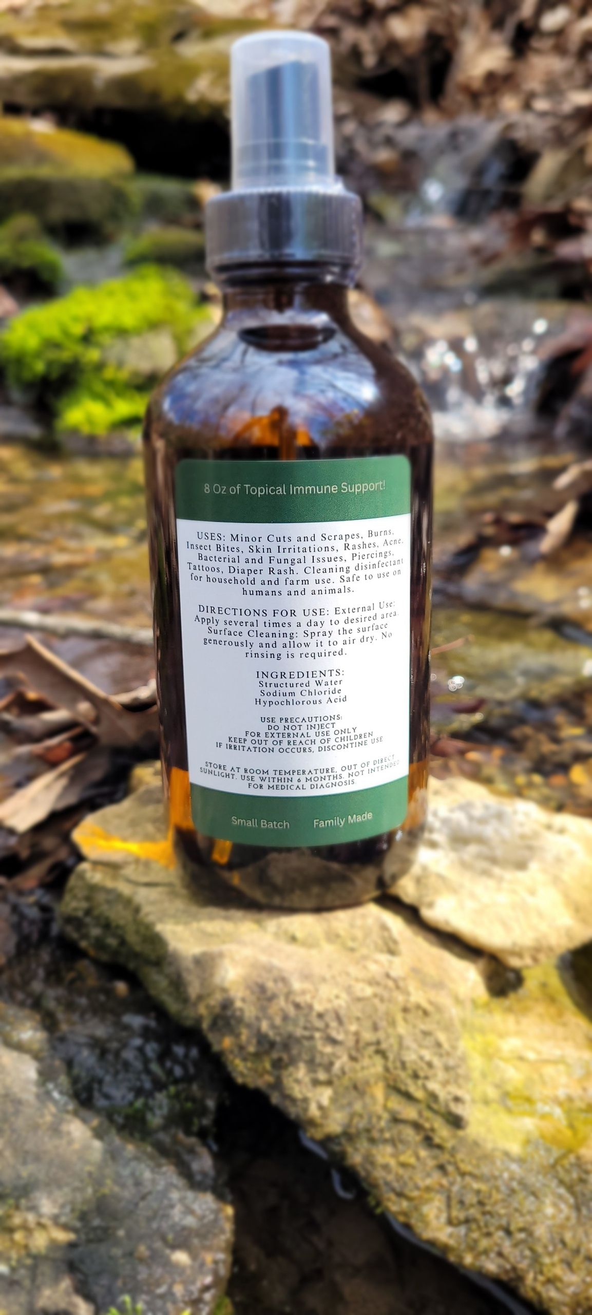 Handheld, Portable Structured Water Unit