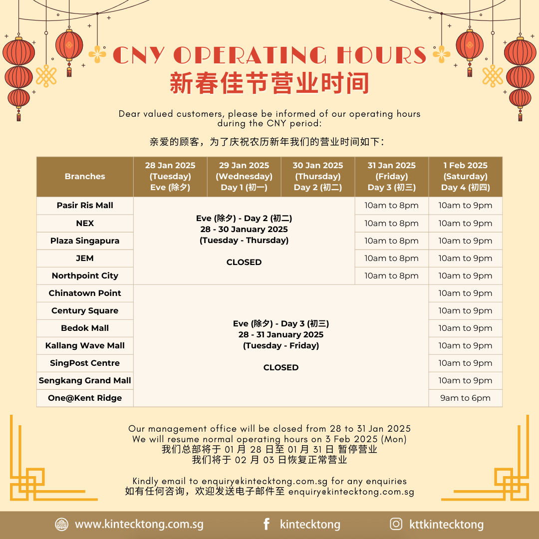 Chinese New Year 2025 Operating Hours