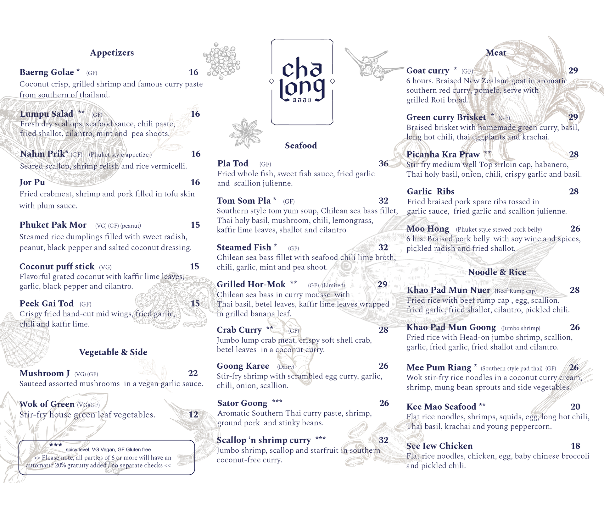 Chalong Restaurant - New York - Order Online & Reservation