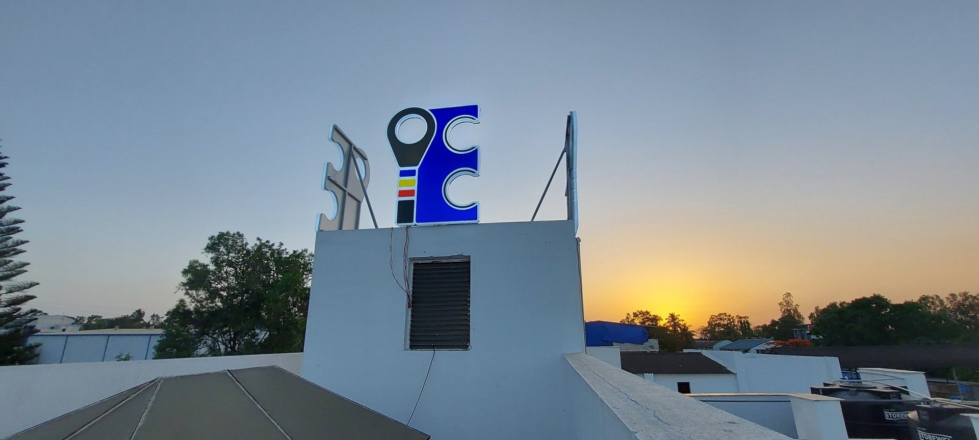 Factory and Office External Signages, LED, Board, Display Branding in ...