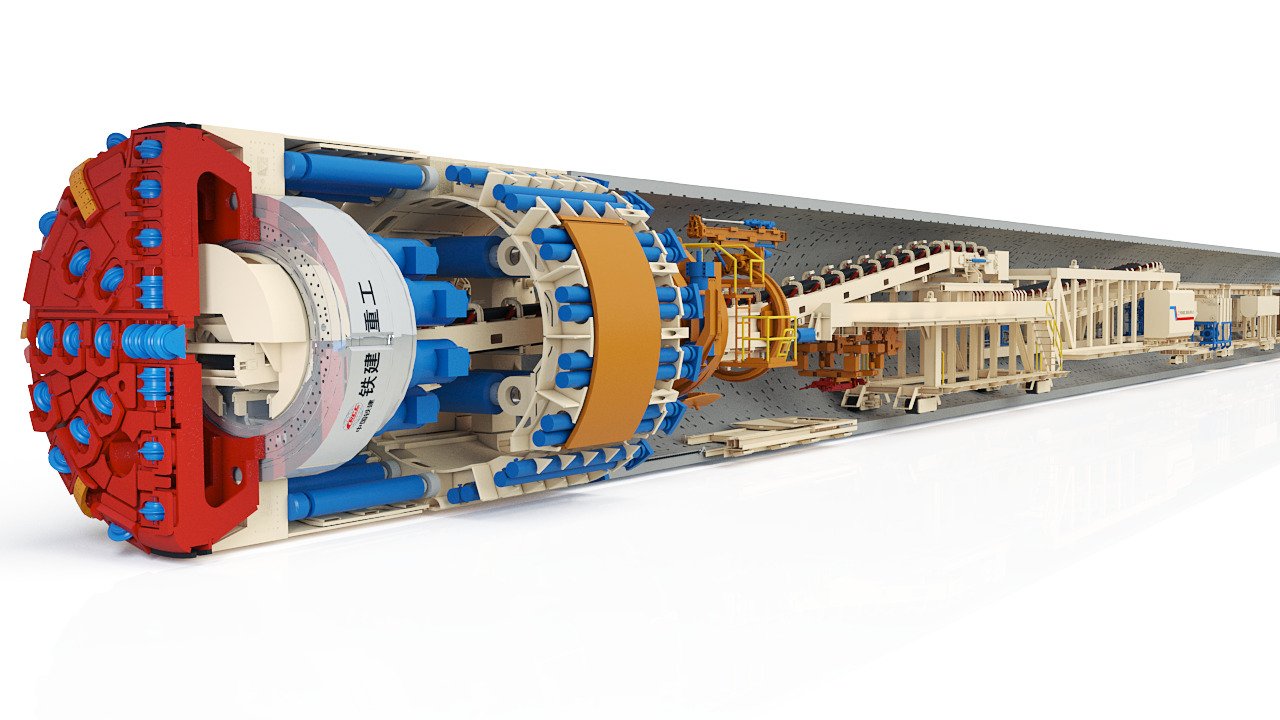 TBM Technology - TBM, MSV, Cutter, Belt Conveyor System - CRCHI - NDF