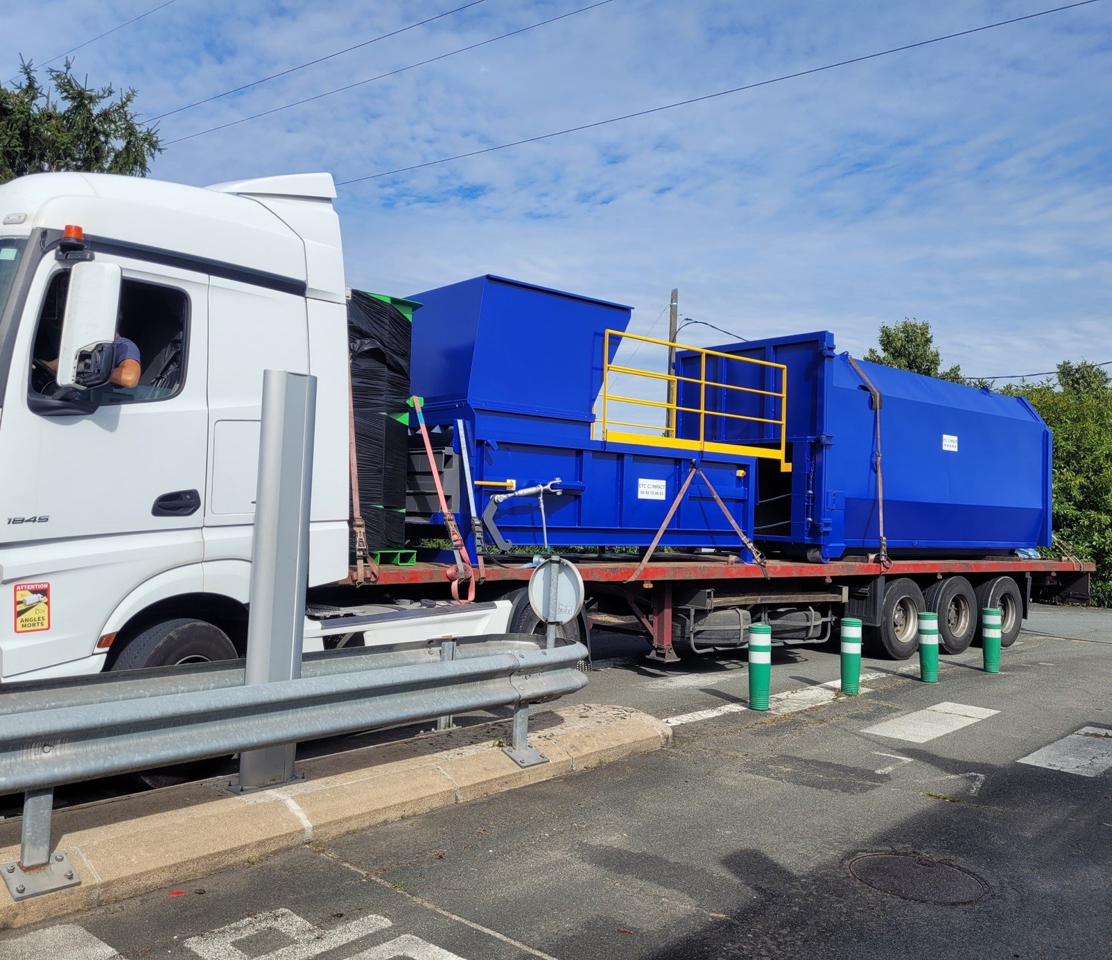 compacteur déchet poste fixe