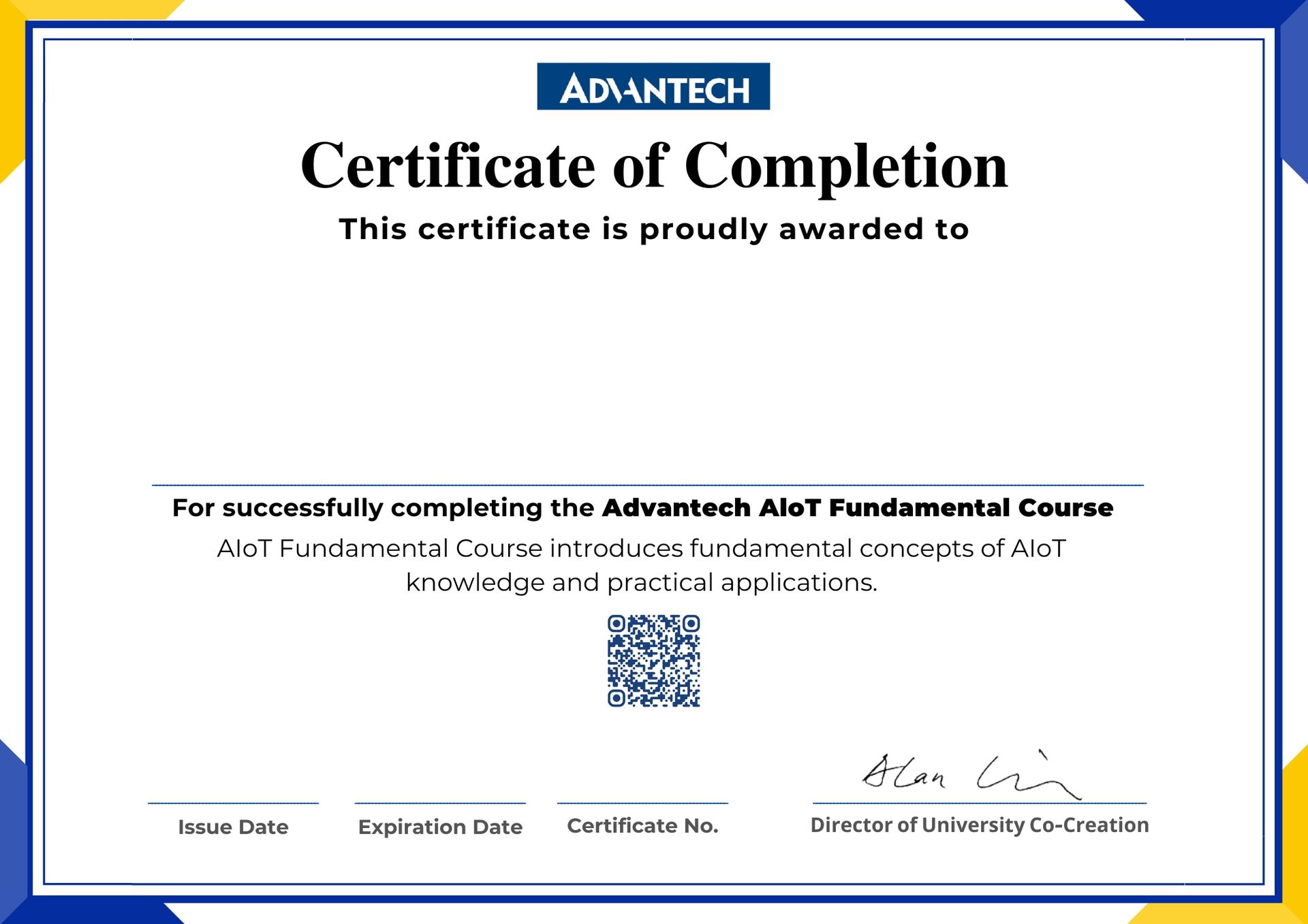 研華-物聯網基礎課程 AIoT Fundamental Course