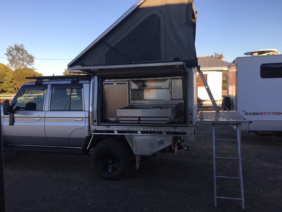 Custom canopy makes customer's day