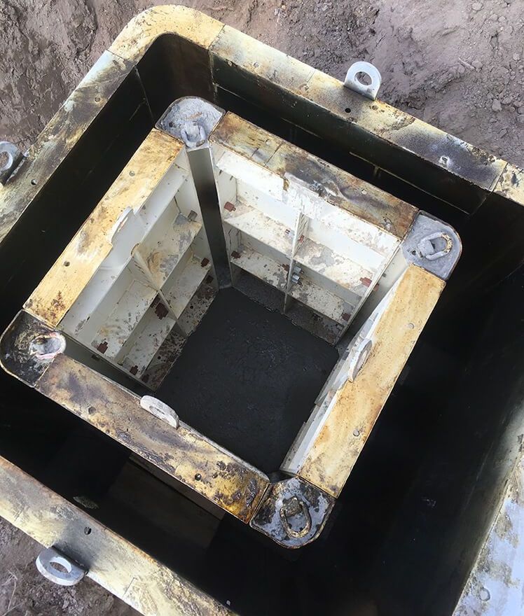 Heavy duty pit boxes hire | Manhole Form Hire