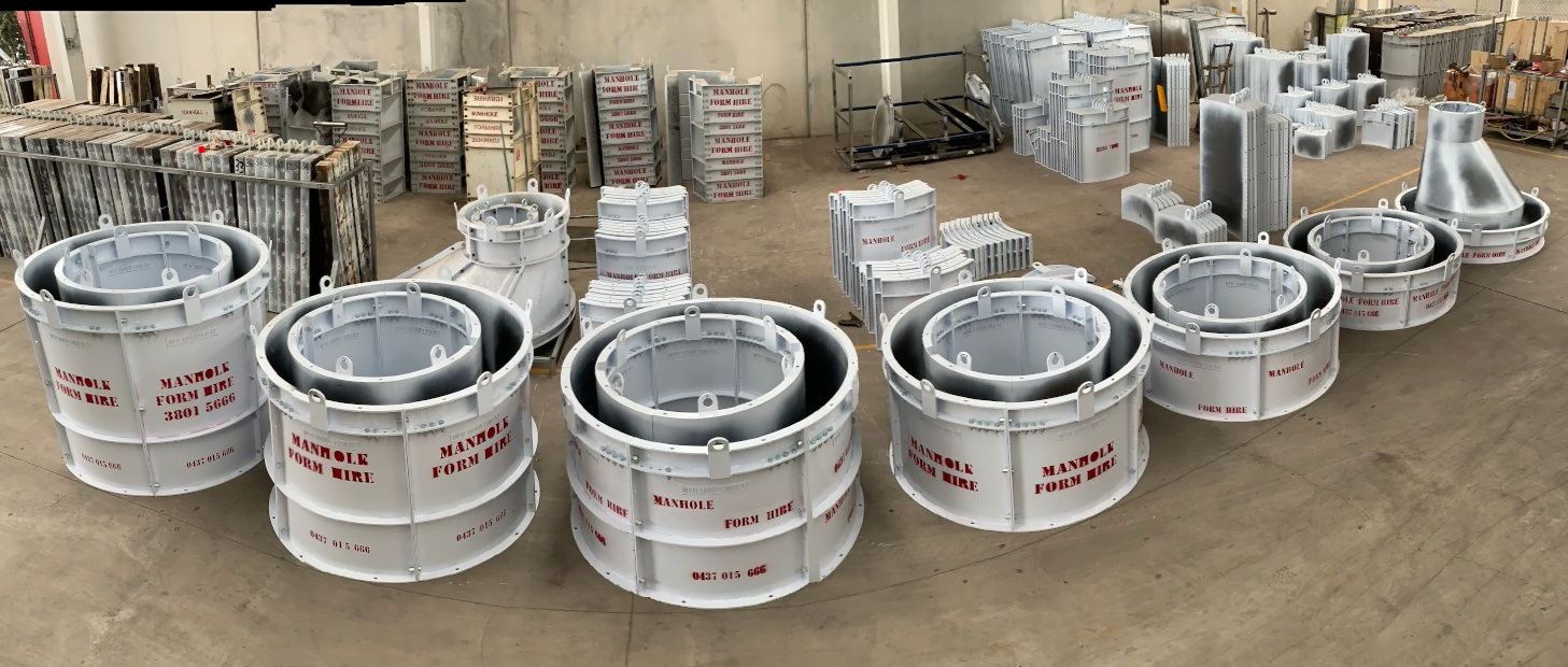 Inner risers hire | Manhole Form Hire
