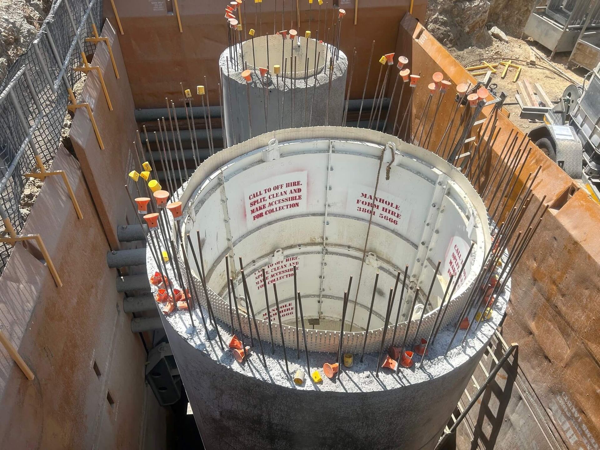 Inner drum hire | Manhole Form Hire