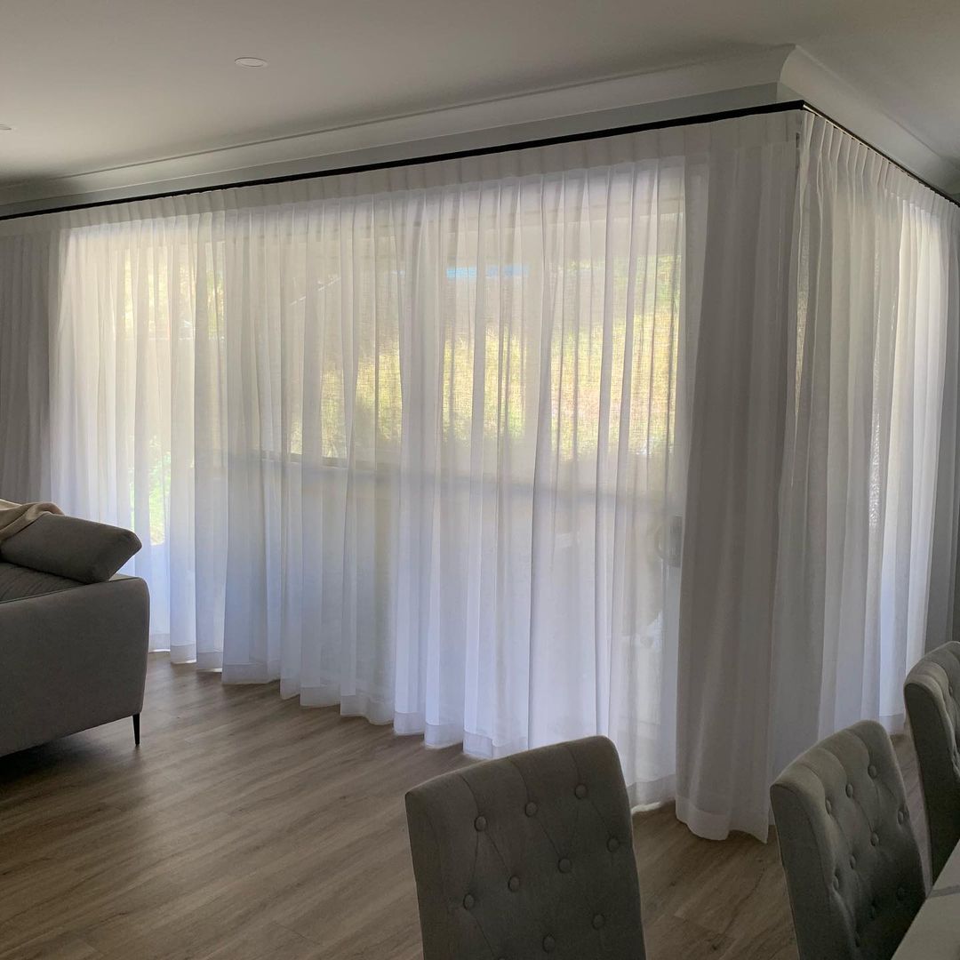 Inverted Pleat Curtains Brisbane | Studio Curtains & Blinds