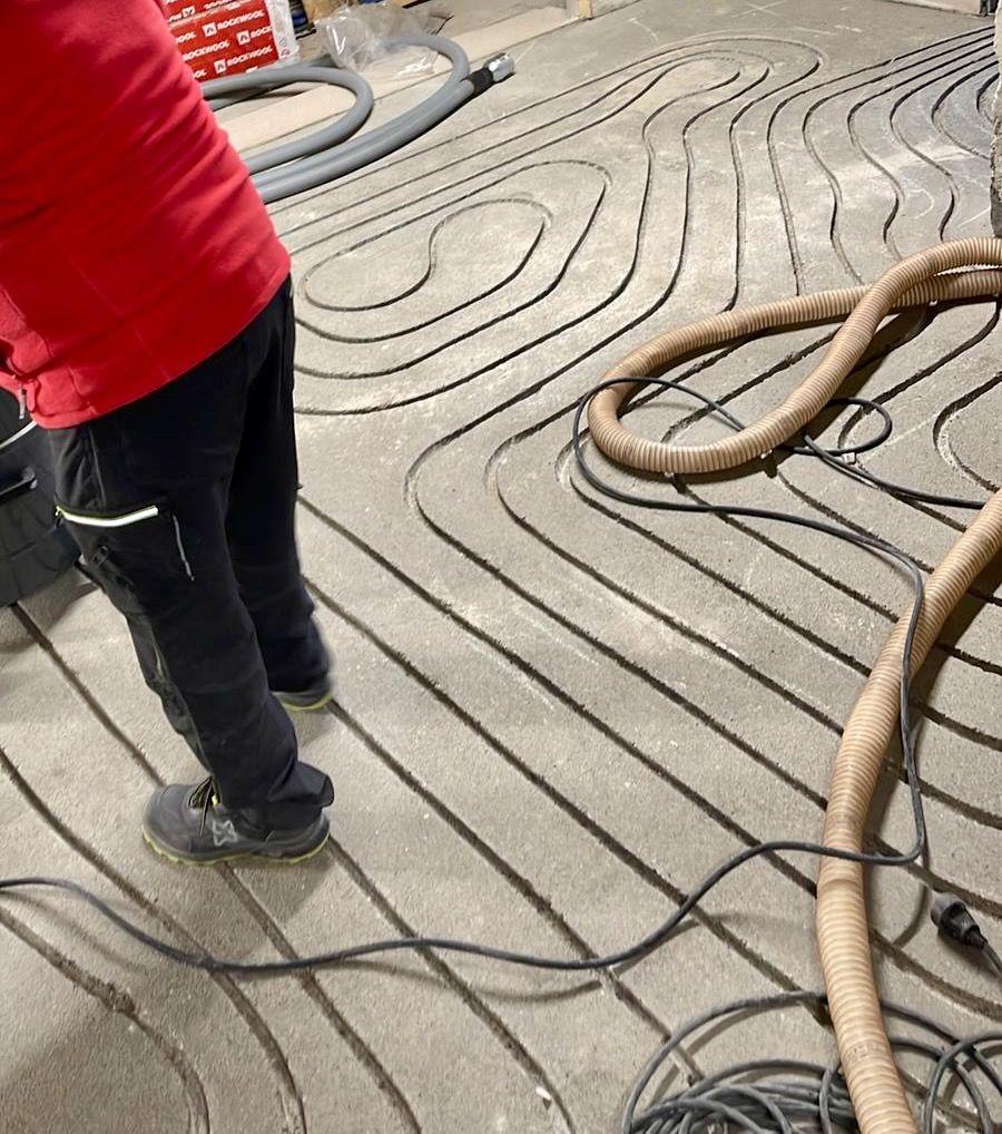 Riscaldamento a pavimento fresato | Bergamo | THERMASYS