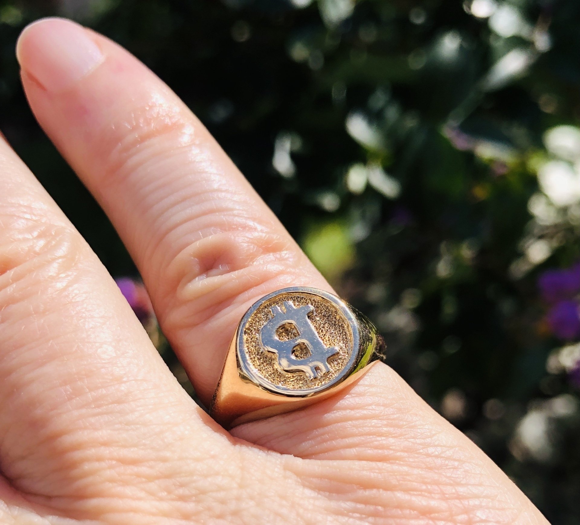 Bitcoin Signet Ring