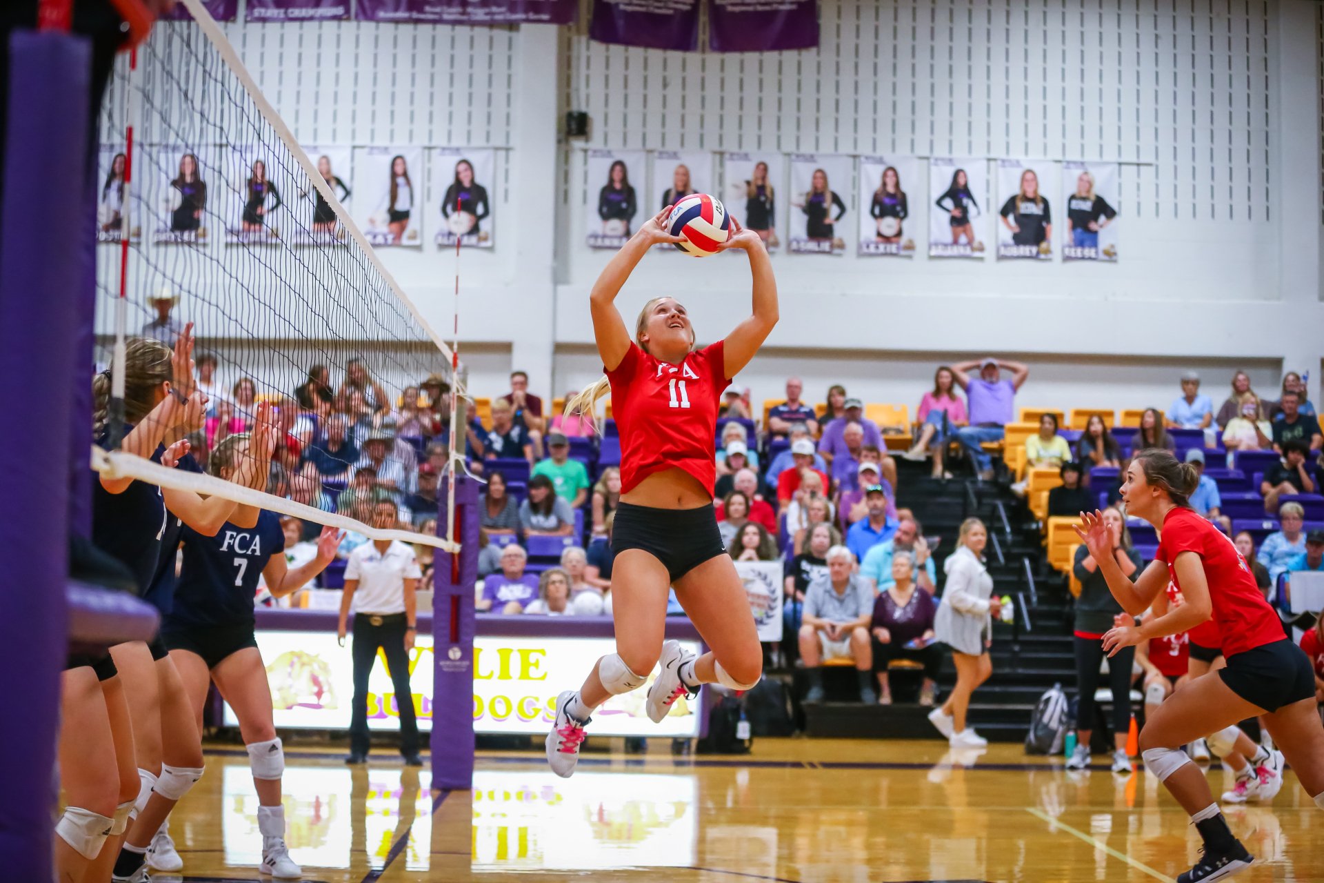 South Pulls Out Hard Fought Victory Over North in 2022 FCA Volleyball Game