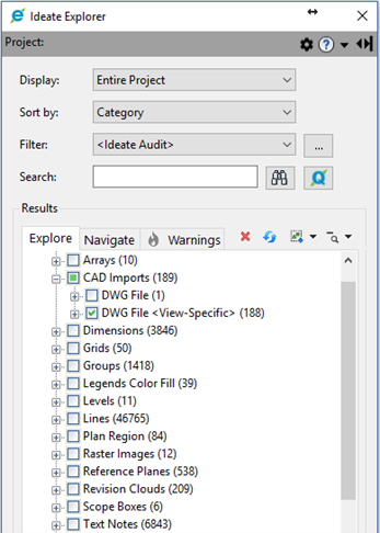 Deleting a Hidden DWG with Ideate Explorer for Revit