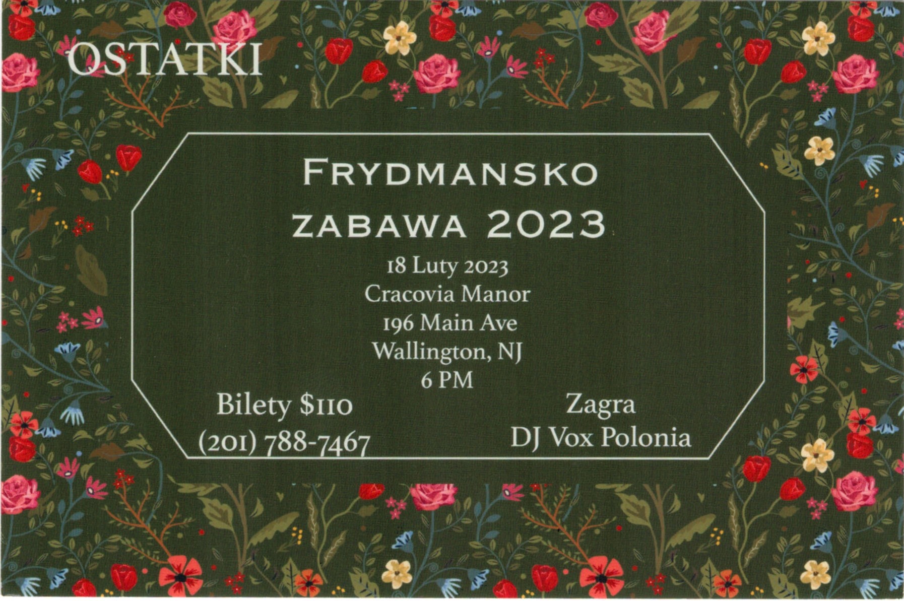 Welcome to Cracovia Wallington Event and Performance Center