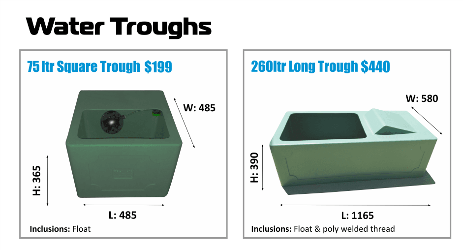 Polymate Troughs | Queensland | Rain Again Tanks
