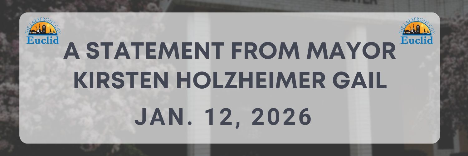 Statement from Mayor Holzheimer Gail - 1/12/2026
