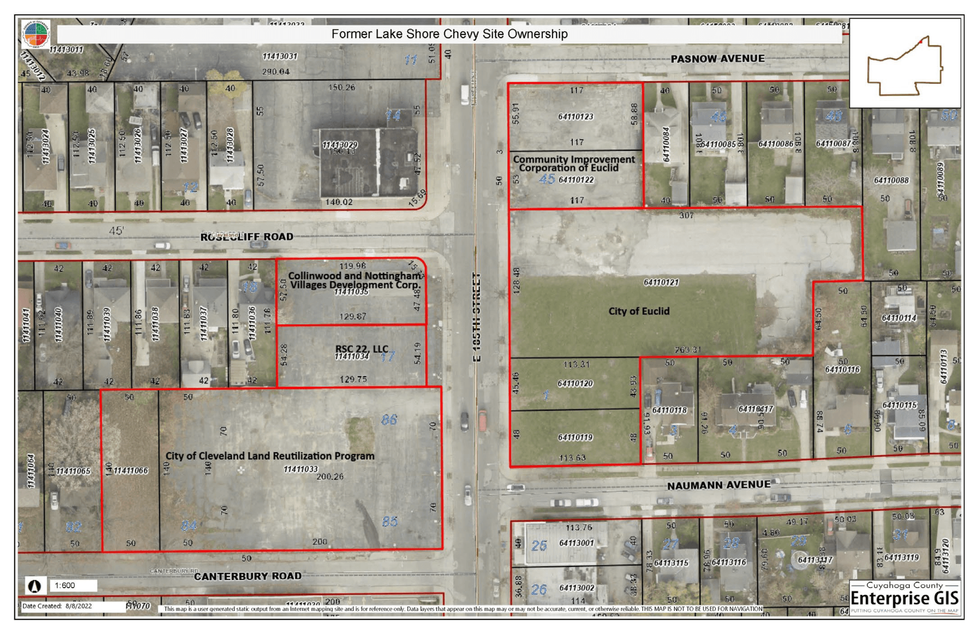 RFQ for Market Analysis: E. 185th St. Euclid / Cleveland Sites
