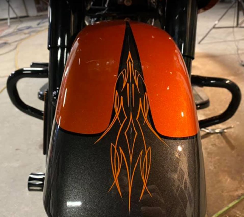Custom motorcycle body work and paint Shop | Rick Bacon