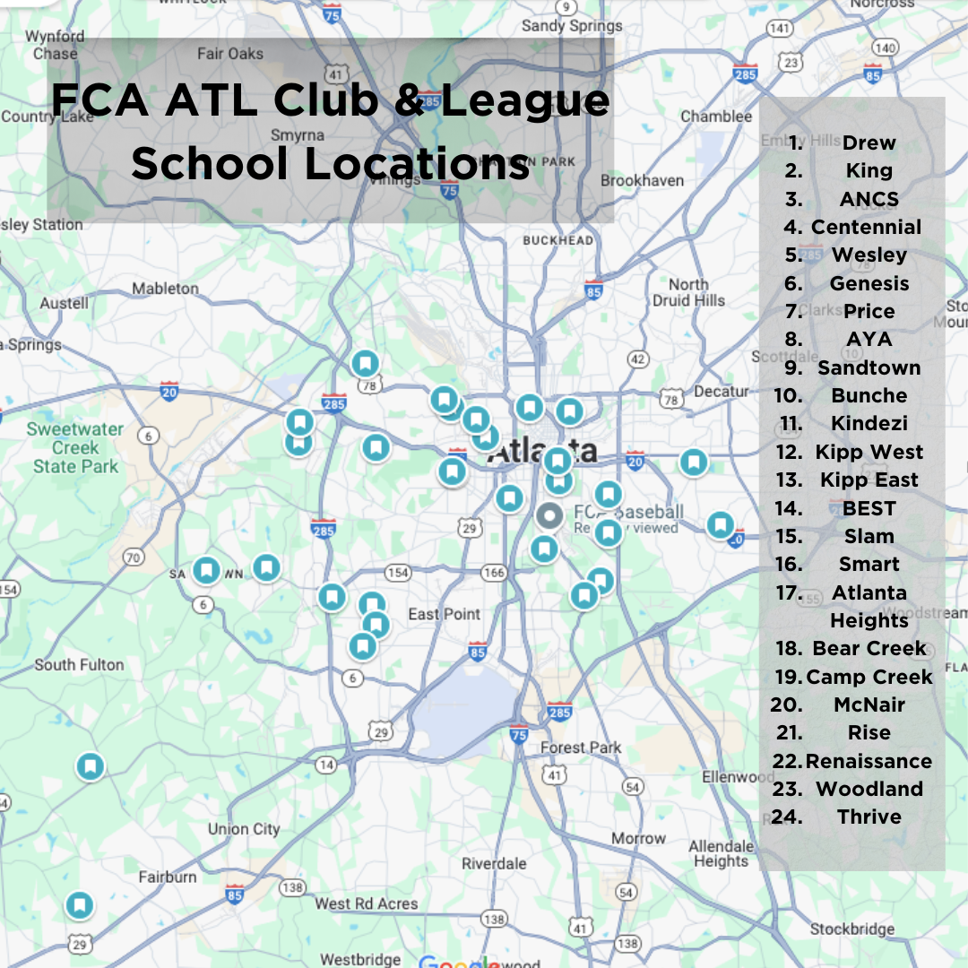 FCA ATL, FCA Atlanta, FCA Baseball, Fellowship of Christian Athletes ...