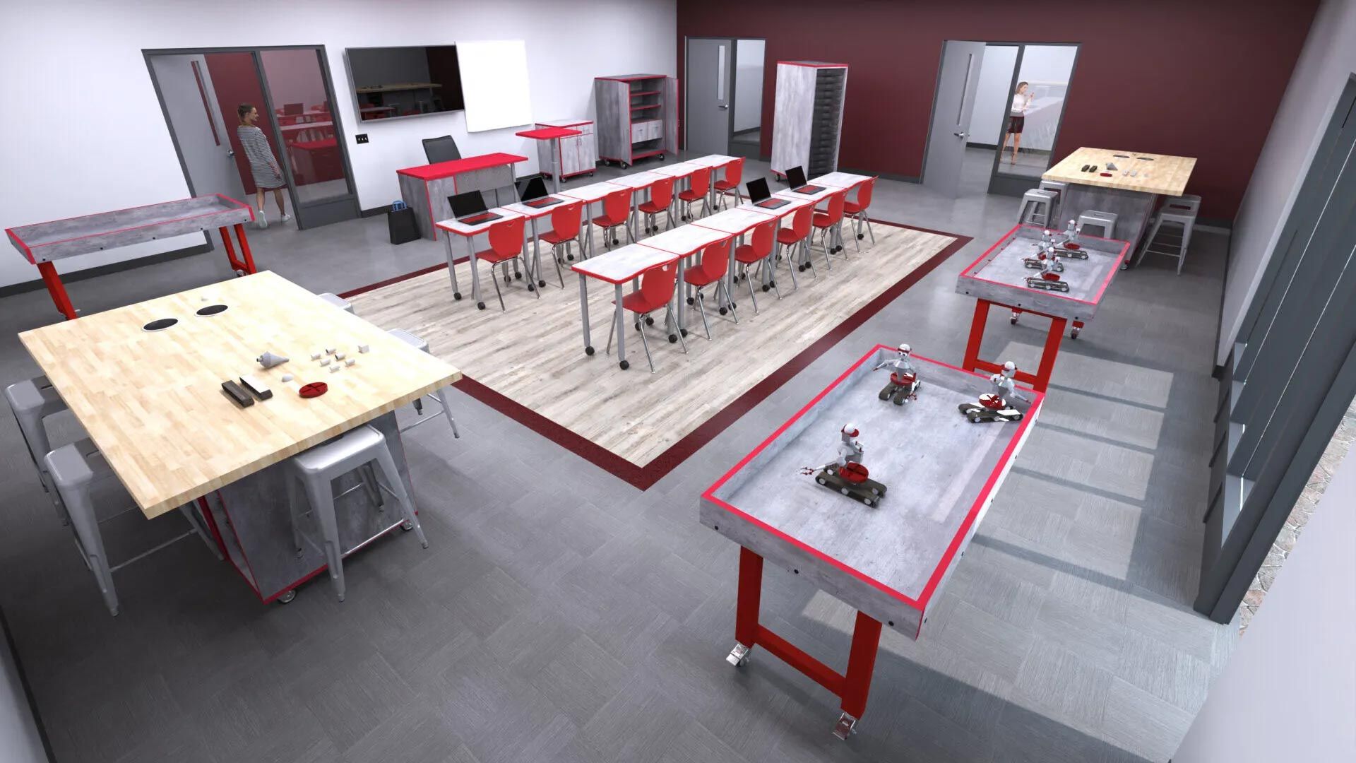 WB Manufacturing Casework and Mobile Furniture STEM Classrooms