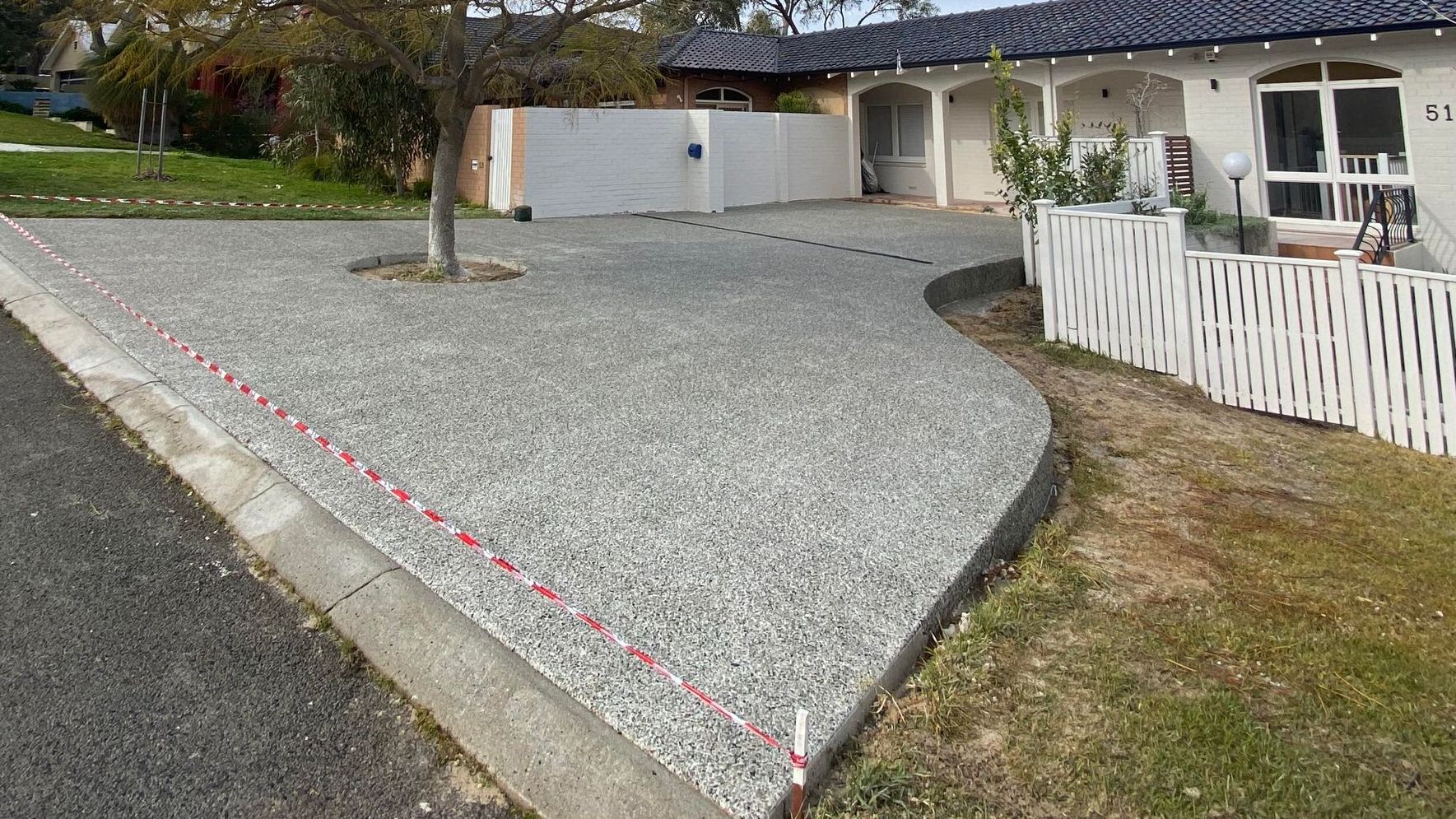 Exposed Aggregate Driveways Perth - Handmade Concreting