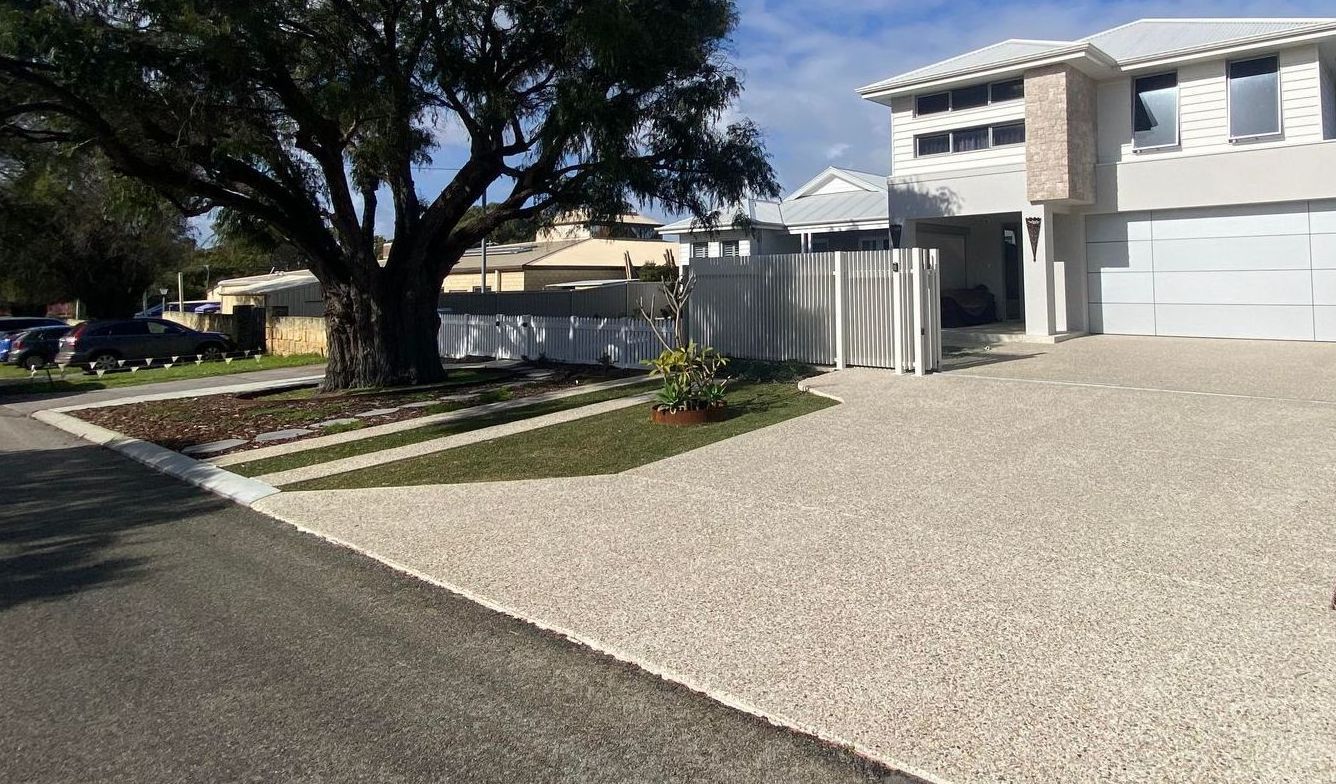 Exposed Aggregate & Honed Concrete in Maddington