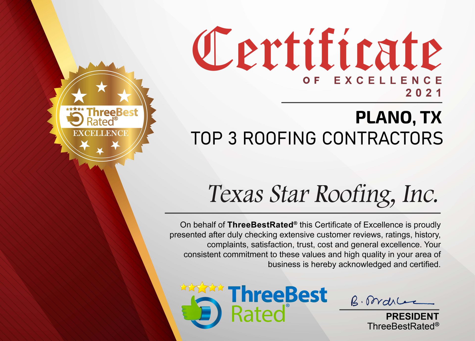 Award-Winning Roofing Services in Plano, TX | Texas Star Roofing