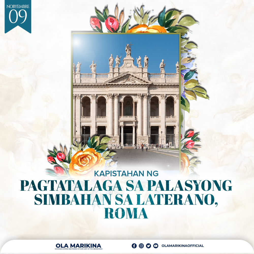 Kapistahan ng Pagtatalaga sa Palasyong Simbahan sa Laterano, Roma ...