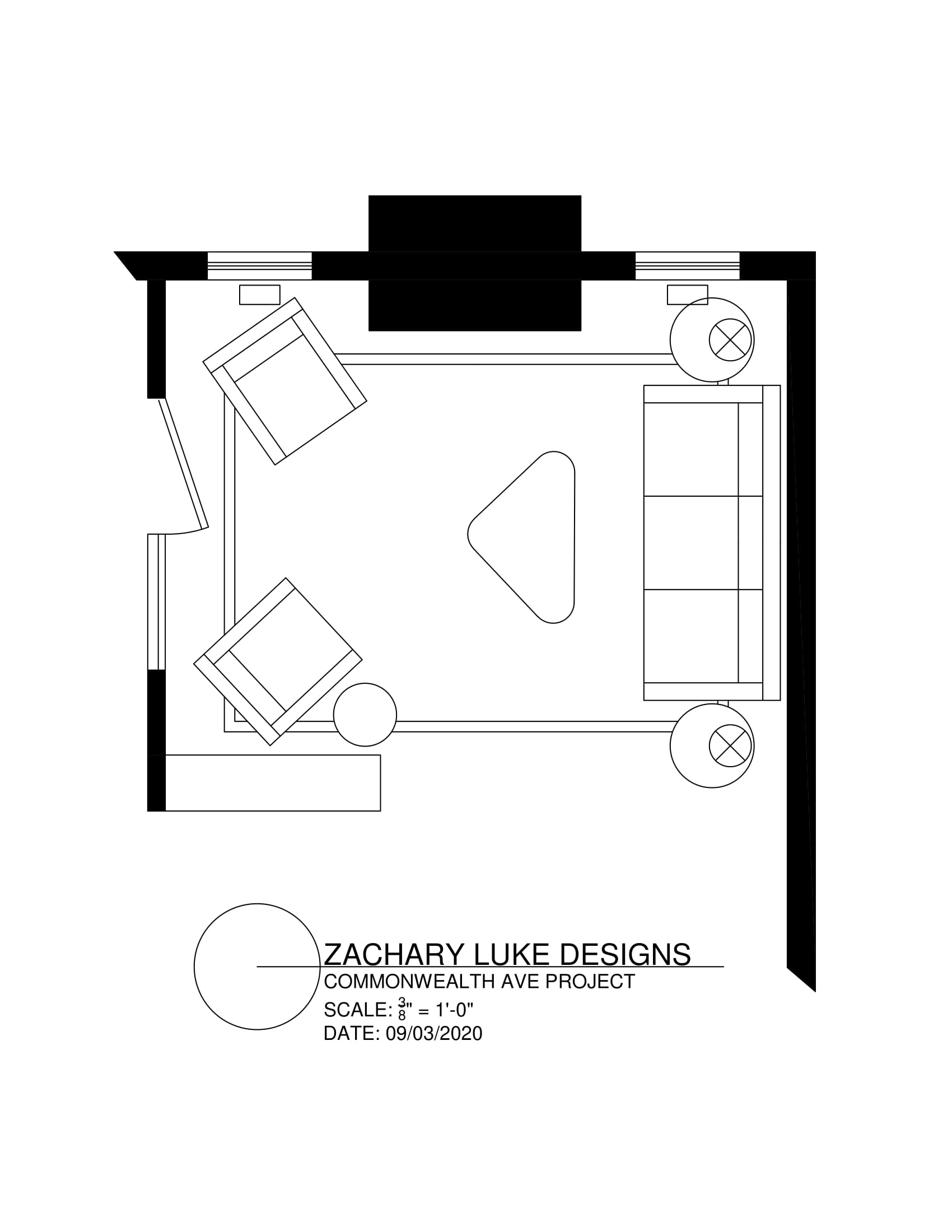 AutoCAD Drawings Gallery | Zachary Luke Designs in Charlotte, NC